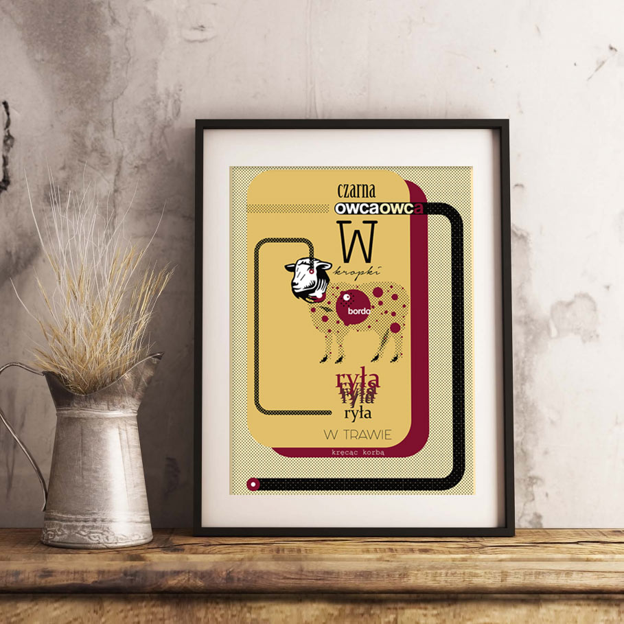 Plakat "Czarna owca"